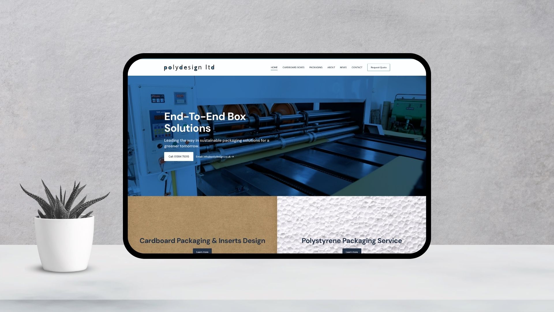 Polydesign Announces New Website Launch - Poly Design